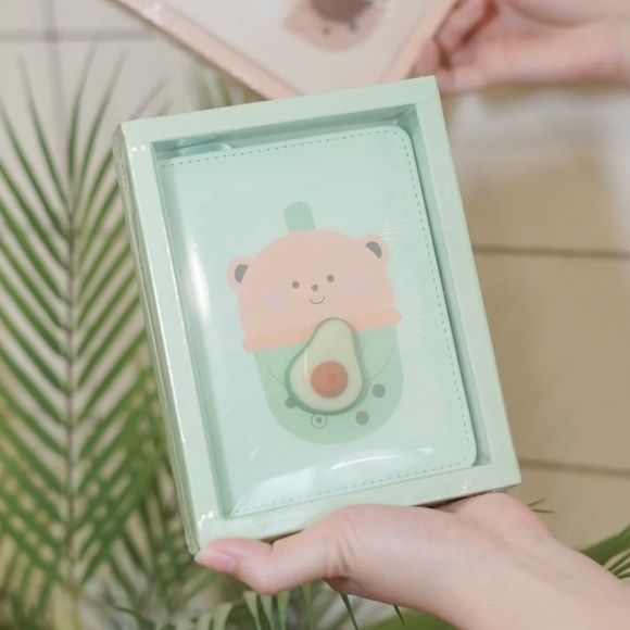 Office | Miniso Milk Tea Series Stress Relieving Book Avocado 8 Sheets ...